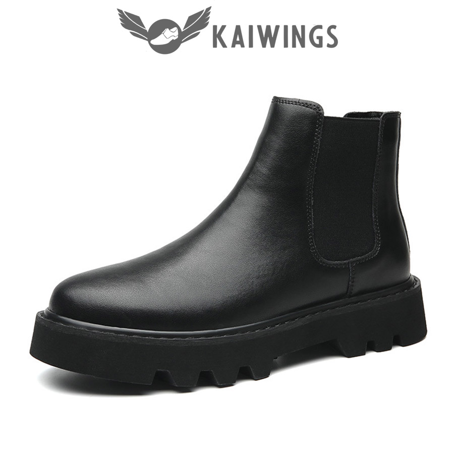 Giầy chelsea boot nam chính hãng da bò đẹp KW-026 - Shop giày boot nam, chelsea boot nam, giày ...